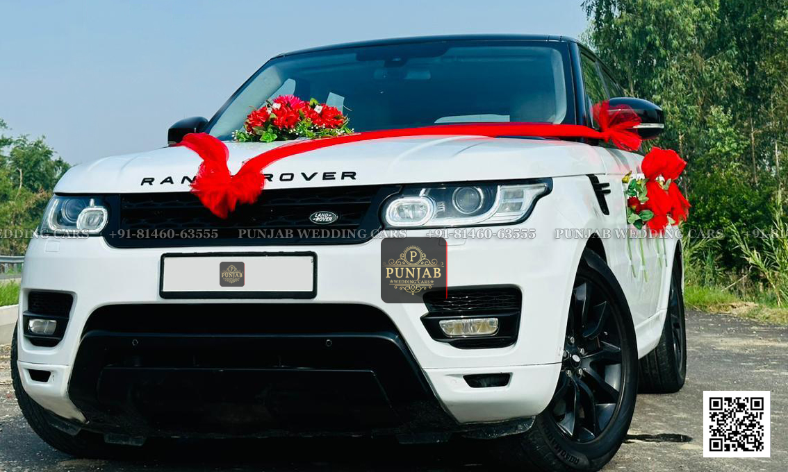 Range For Wedding White Range Rover Wedding Car Hire, New Forest,